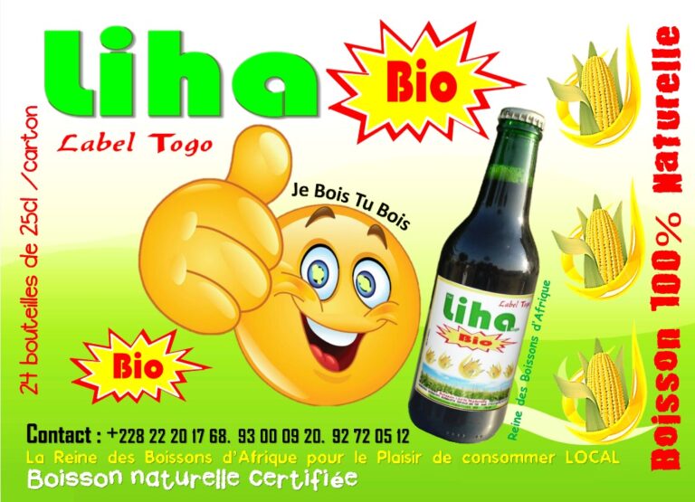 LIHA BIO BOISSON AU TOGO - 250 FCFA - ACHETEZ LIHA BIO BOISSON AU TOGO ...