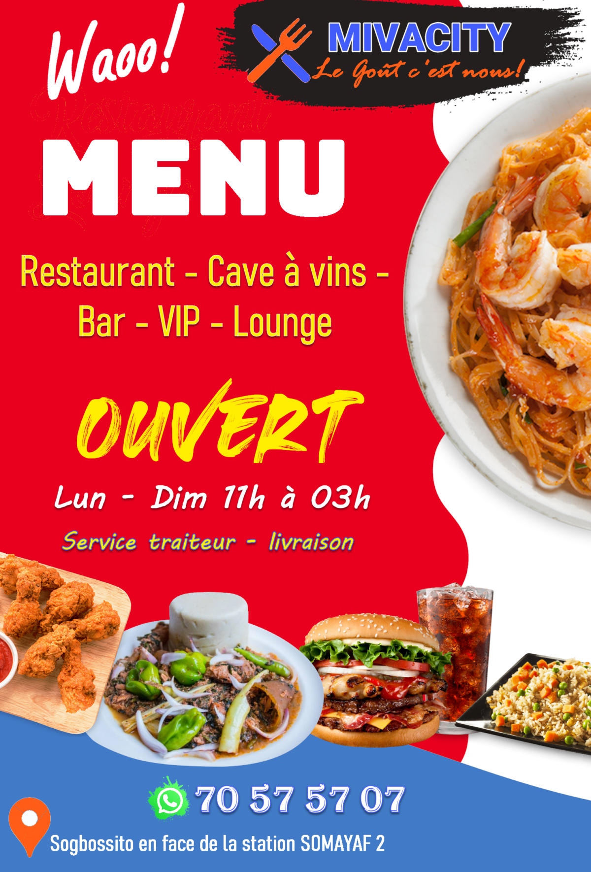 MENUS DES RESTAURANTS DU TOGO au Togo | ACHETEZ LES PRODUITS MENUS DES ...